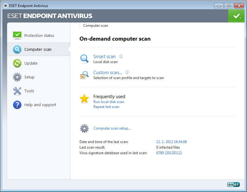 Антивірус ESET Endpoint Antivirus | ВЕРСІЯ - рішення безпеки для бізнесу